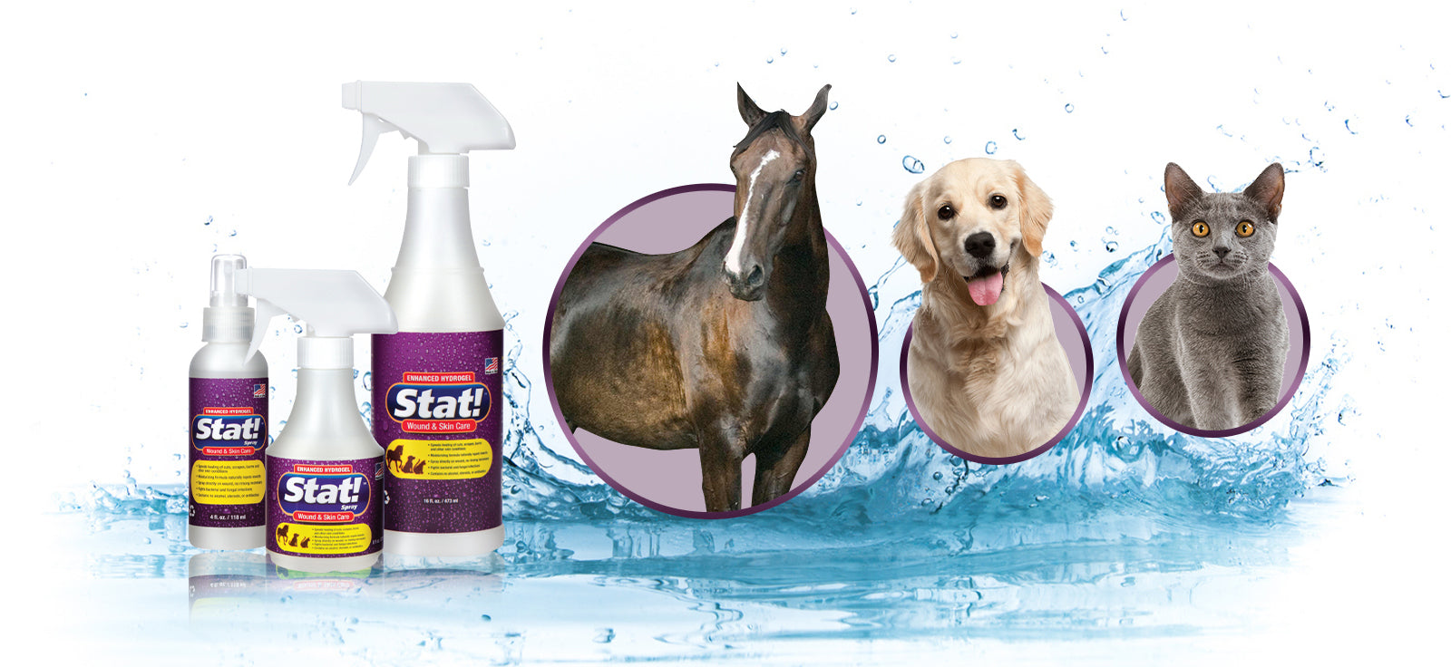Non-Toxic Pet First Aid Spray | Hydro-Stat! Spray